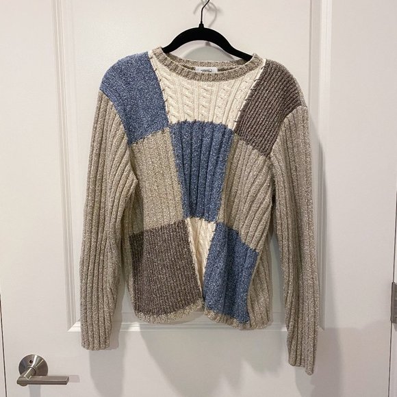 Northern Reflections | Sweaters | Vintage 9s Patchwork Cottagecore ...